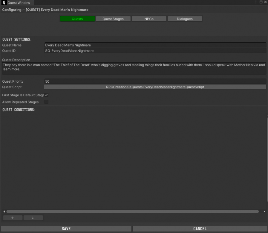 Quest - RPG Creation Kit